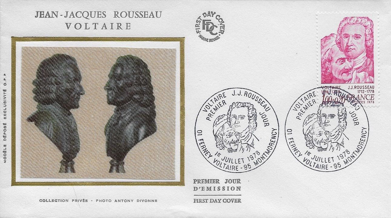 Voltaire et Rousseau | S . I . A . M . - Jean Jacques ROUSSEAU